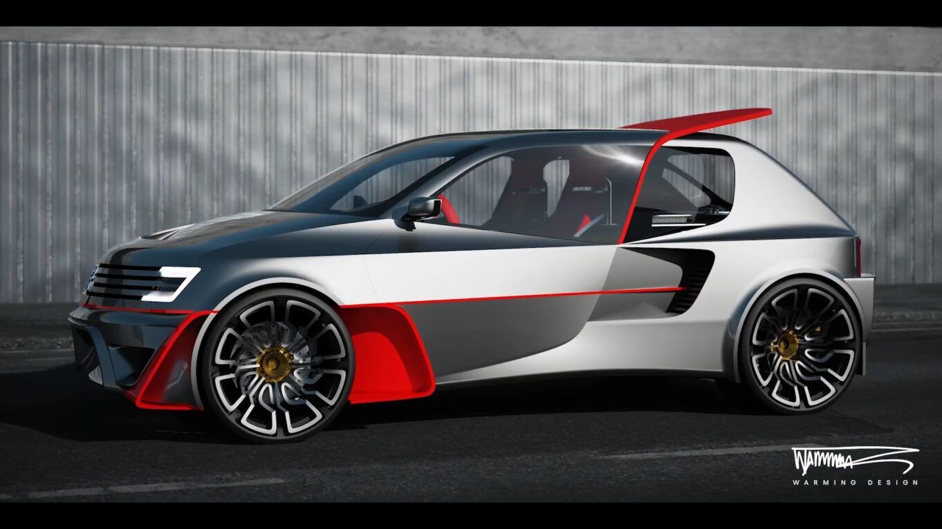 Nuova Peugeot 205 T16, rinasce elettrica? Arriva il nuovo logo