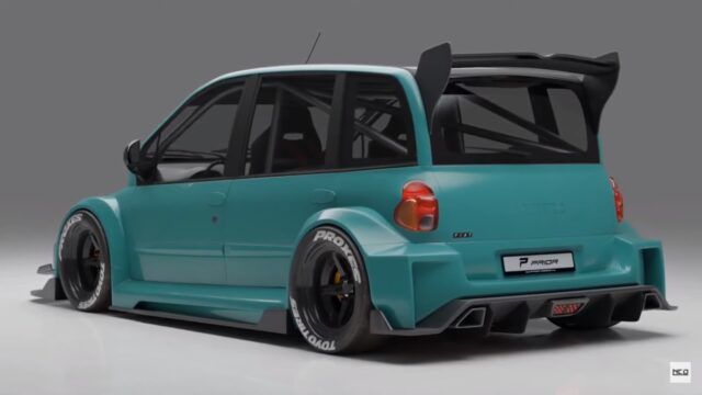 Nuova Fiat Multipla GT3, l’inedita versione da corsa mai vista