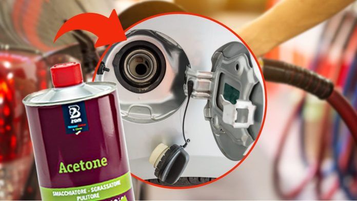 Versa l'acetone nel serbatoio della benzina, non hai idea di quello che ...